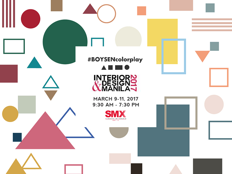 Boysen Color Play at the Interior & Design Manila 2017 | Let it B