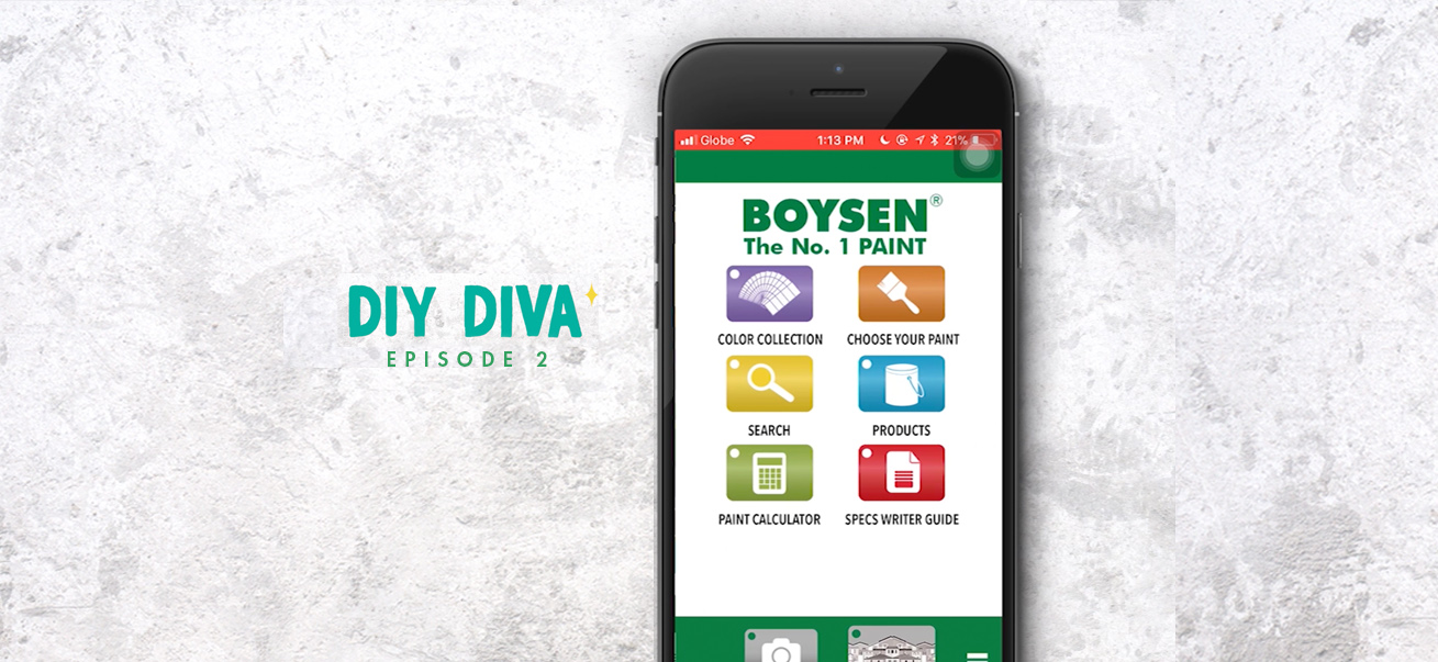 DIY DIVA, Episode 2 - HOW TO USE THE BOYSEN APP | MyBoysen