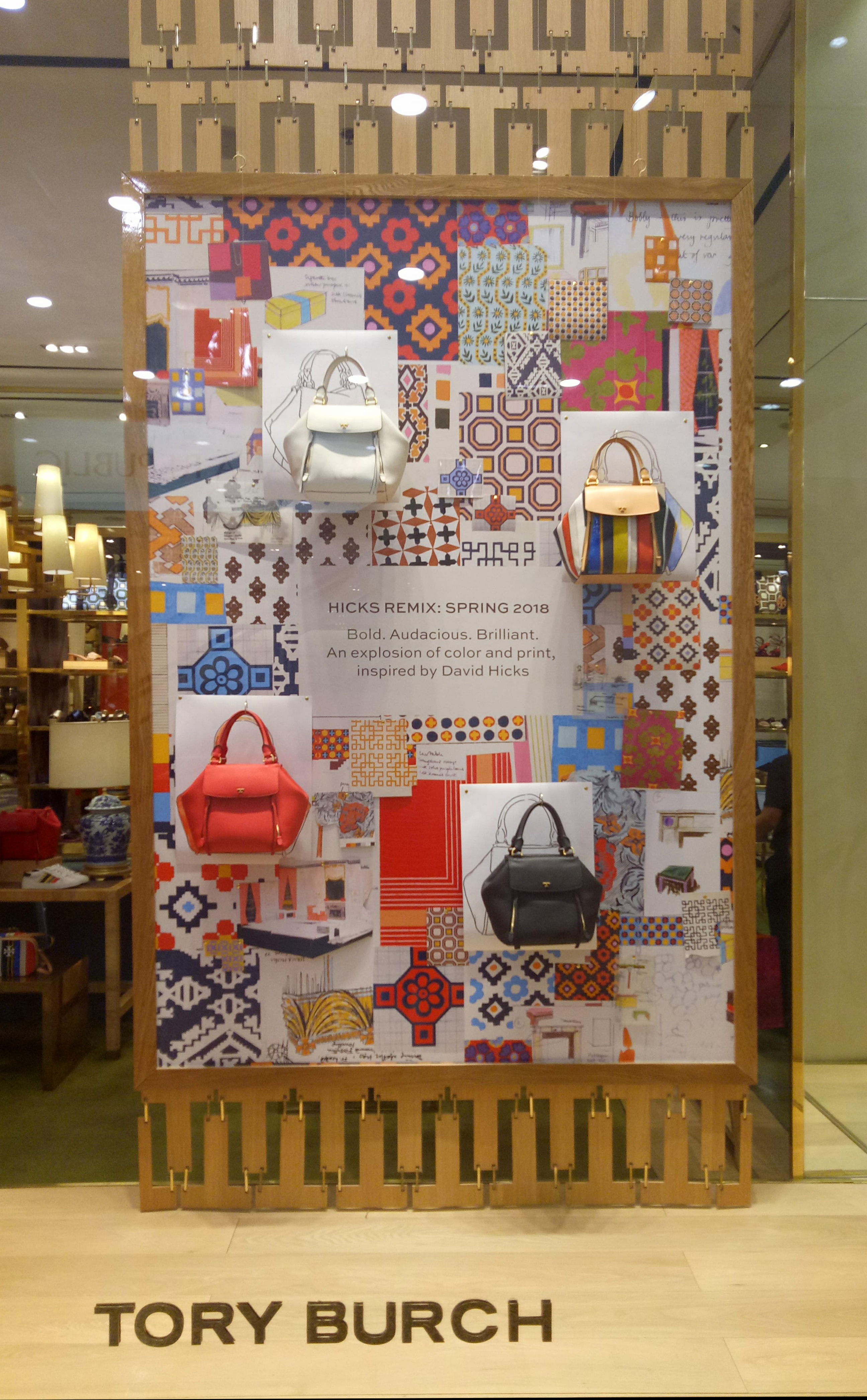 Color Trend 2018 BE SEEN Palette in Tory Burch Style