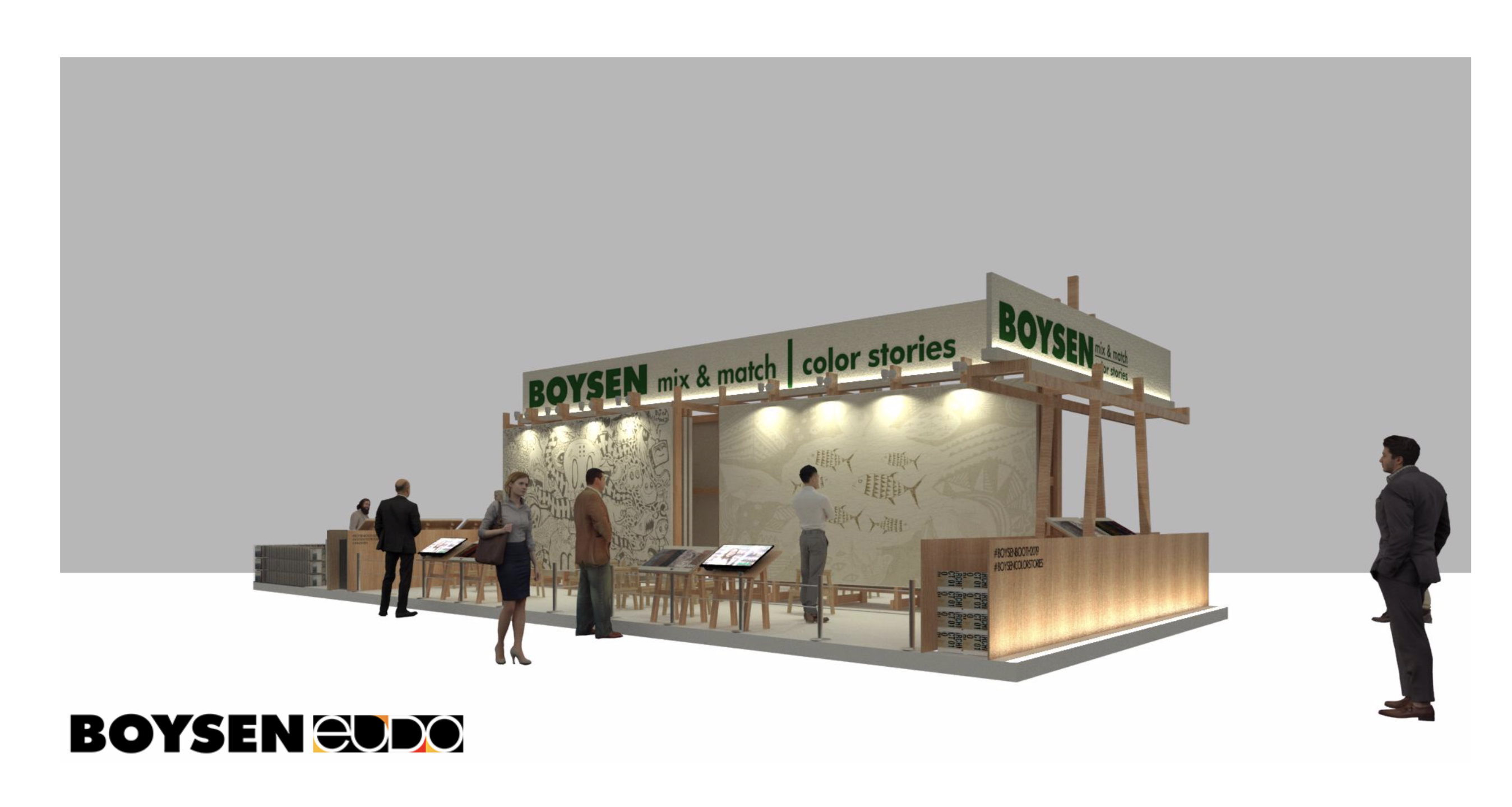 Color Stories is Boysen's Exhibition Booth in 2019