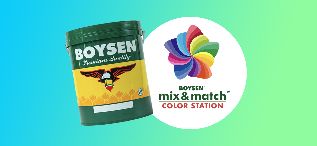 Quick and Hassle-Free! Boysen Mix & Match Makes It Easy to Get Paint ...