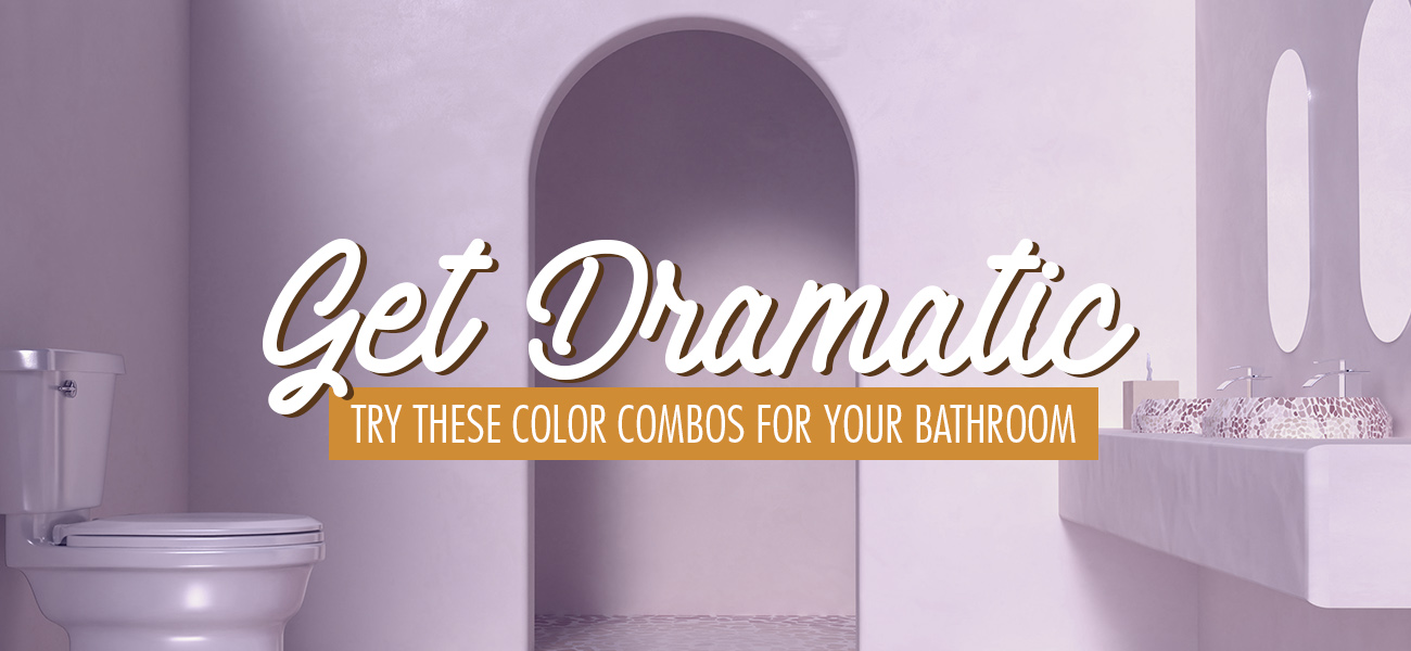 Get Dramatic: Try These Color Combos for Your Bathroom | MyBoysen